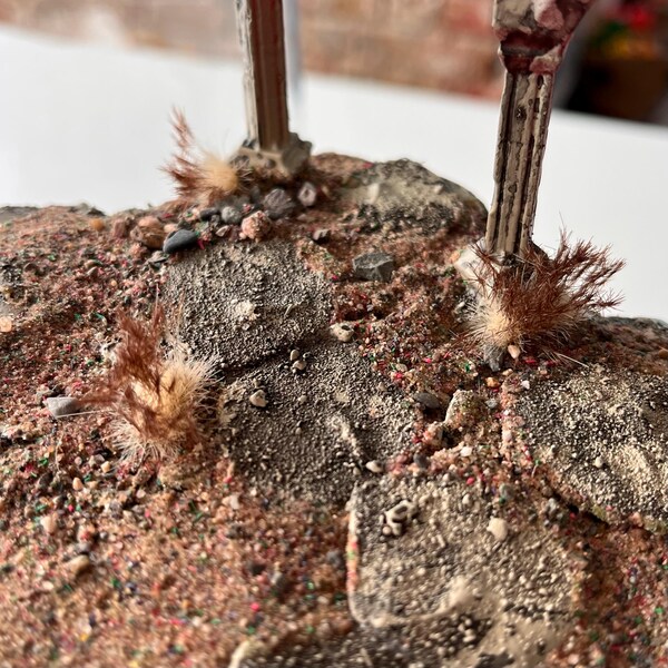 Martian Fluor Tufts - NEON YETI BLUE - Scenery Miniature Basing - Etsy