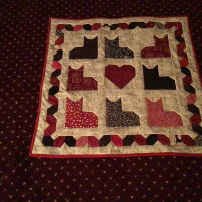 Scaredy Cat Christmas PDF Quilt Pattern - Etsy