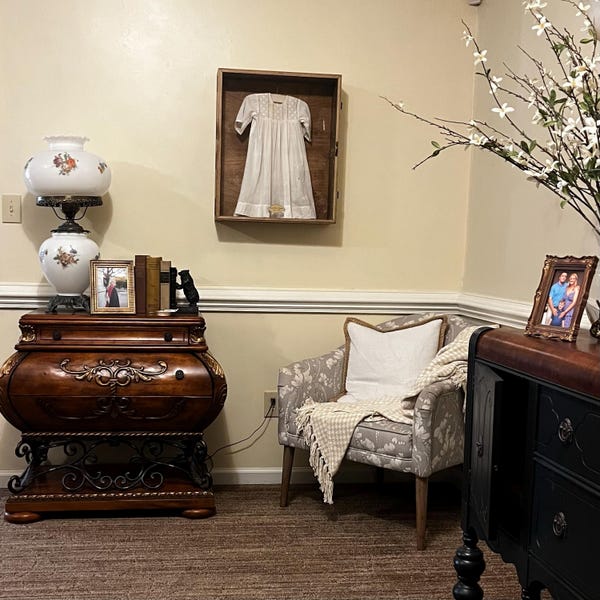 24x36 4” Custom Shadow Box With Lid, 5 Shelves, Wood Backing, Tempered ...