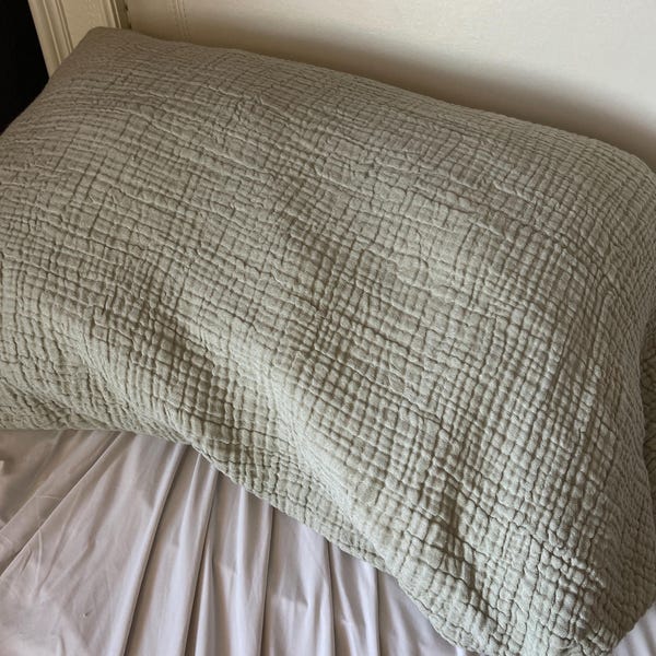 Organic Turkish Cotton Muslin Bedding Set, Oversized Custom Size Muslin ...