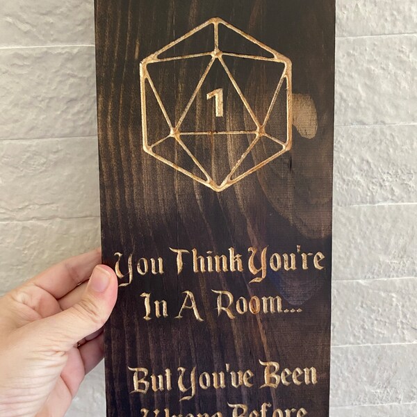 RPG Wall Art - Natural 1 - Dungeons and Dragons - FREE SHIPPING Geek ...