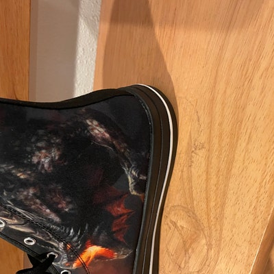 Venom Shoes Spiderman Converse Style Shoes Villain Gift - Etsy