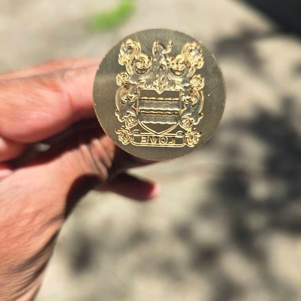 Personalized Family Crests Badge Wax Seal Stamp Kit Customize Sealing ...