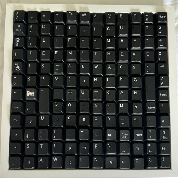 Original Art-computer Keys Art Work/wall Décor/gift for Computer Lovers ...