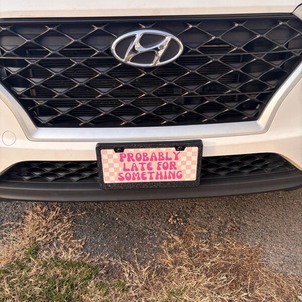 Green Palm Tree License Plate, Cute Car Accessory, Coastal License ...