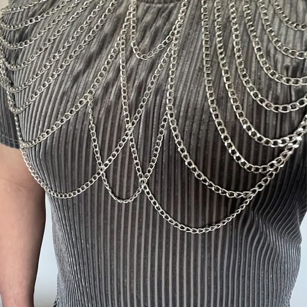 Men Festival Costume, 3 Pcs Dress Chain Set, Body Chain SET I Chain ...