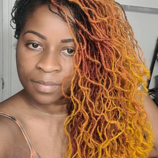 Microloc Extensions; NATURAL Curl MICROINTERLOCK Solarlocs™; 100% Human ...