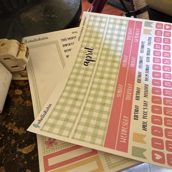 JUNE SEASONAL JOURNAL Sticker Sheets | Seasonal Collection | Planner ...