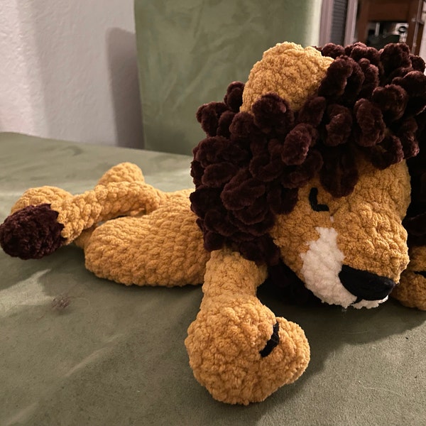 Sleepy Lion Rag Doll Crochet Pattern / Ragdoll / Zoo Animals / Safari ...