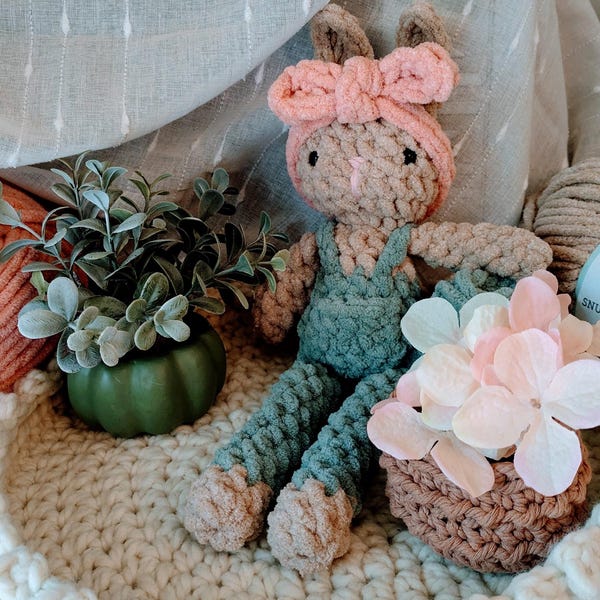 Plush Beth Bunny Mermaid Tail Mod CROCHET PATTERN fable Collection - Etsy