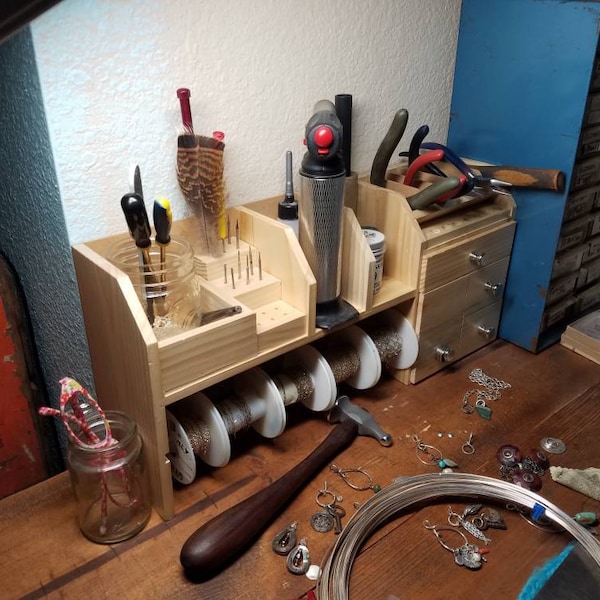 Crafters Bench Top Organizer and Stand Summer Special Pre Tariff - Etsy