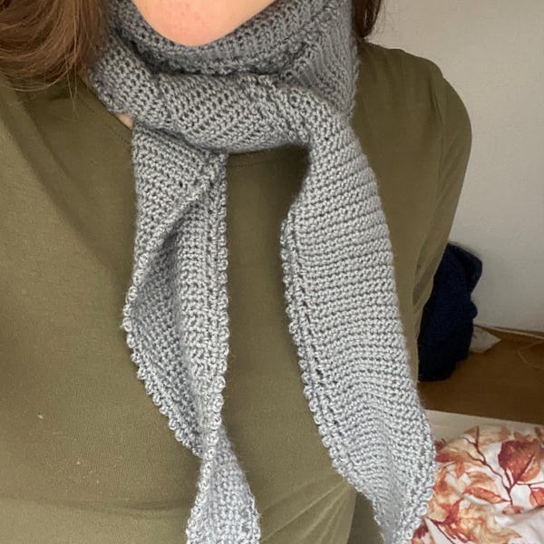 PDF File for Crochet Pattern (english and Swedish), Estrid Scarf - Etsy