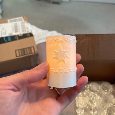 Tangled Lantern Tea Lights Rapunzels Floating Lights Six 6 Warm White ...