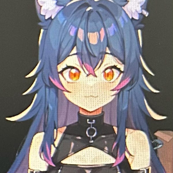 PngTuber, Weiße Katze Neko Girl 2d Vtuber / Vorgefertigtes & Presetup ...
