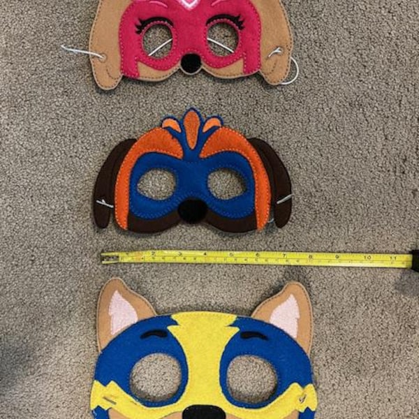 Funtime Foxy Felt Embroidered Mask - Lolbit Mask - FNAF Mask - Kid ...