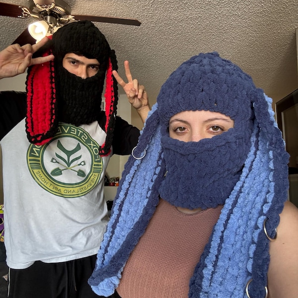 Alien Balaclava Ski Mask, Blue Alien Helmet Cover Protector, Ski Mask ...