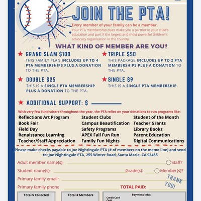 Editable Yearly PTO PTA Printable Calendars, Back to School, Undated ...