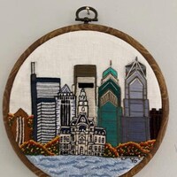 Rotterdam, Netherlands. Hand Embroidery Pattern PDF. DIY Embroidery ...