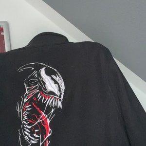 Venom Embroidery File Design Pattern 9 X4 in & 7 X 3.5 - Etsy