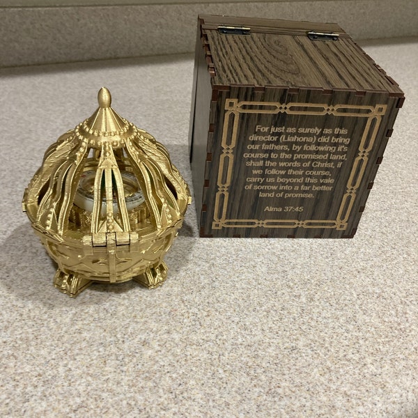 Large 3D Printed Liahona With Real Working Compass, Beautiful Gift for ...