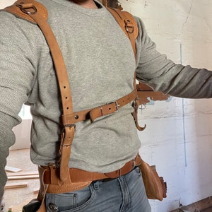 Left-handed Carpenter-joiner Leather Tool Belt Lightweight Set - Etsy