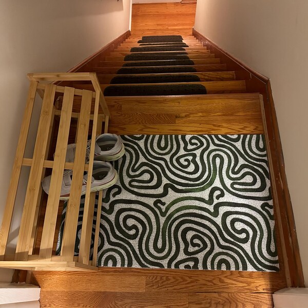 Japanese Crane Doorway Noren Curtain, Art Wall Tapestry for Home Decor ...