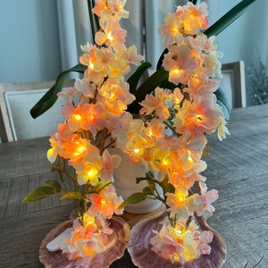 Golden Magic Flower Lamp, Enchanted Flower Lamp, Home Decor, Wedding ...