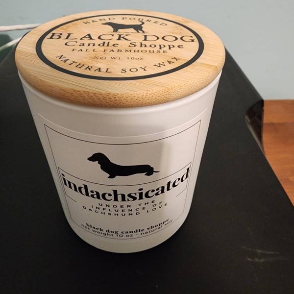 Black Lab Candle, Black Lab Candle Gift, Lab Candle,lab Candle, Cute ...