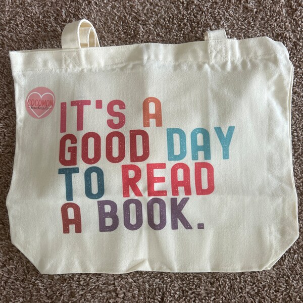 It's Good Day to Read Tote Bag, Book Lovers Tote, Gift for Book Lover ...