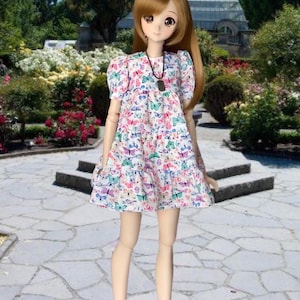 Irregular Hem Dress PATTERN for Smart Doll. Step by Step - Etsy