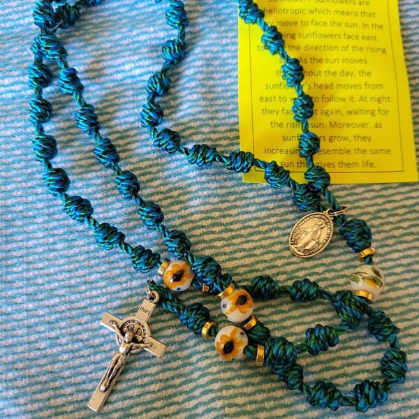 LADYBUG Knotted Rosary Rope Rosary Twine Rosary Cord Rosary First ...