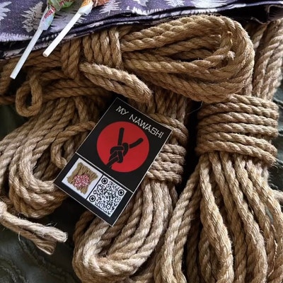 Jute Bondage Rope Ruby Red - Etsy