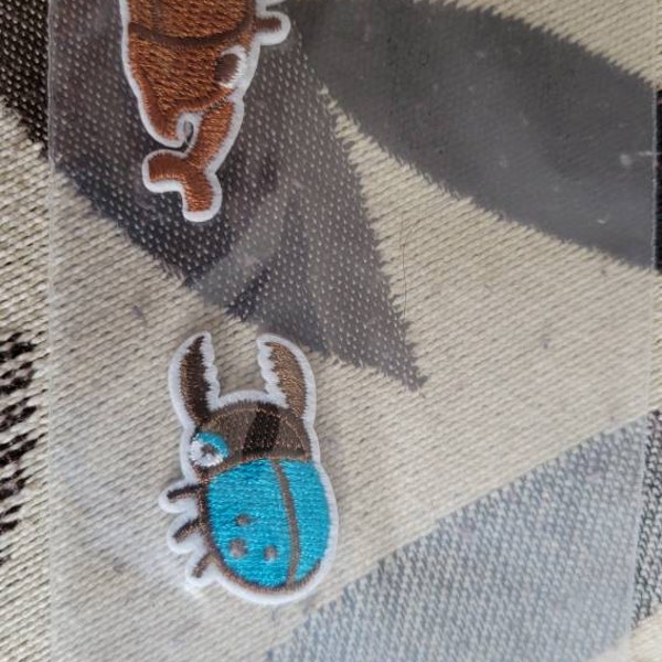 Tiny Beetle Patch, Unicorn Beetle Patch, Iron on Patch, Embroidered ...