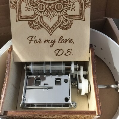 Gravity Falls Hand Crank Wood Paper Strip Music Box With Personalized ...