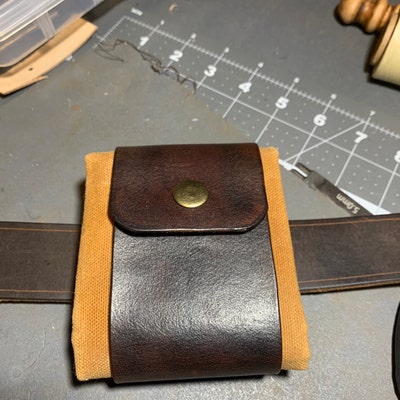 Leather & Canvas Forage Bag PDF Pattern - Etsy