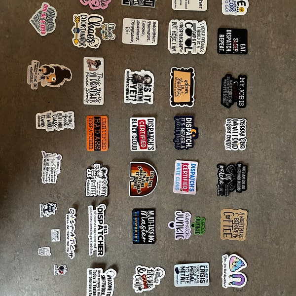 Forensic - Identification - Police 6 Pack of Stickers! - Etsy