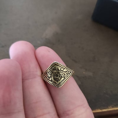 Gold Dripping Ring, Small Dripping Ring, Statement Ring, Irregular ...