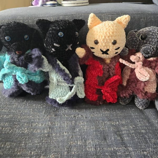 Spa Pets Pattern PDF Digital Download Amigurumi Stuffed Animal Crochet ...