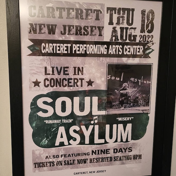 Custom Concert Poster - Etsy