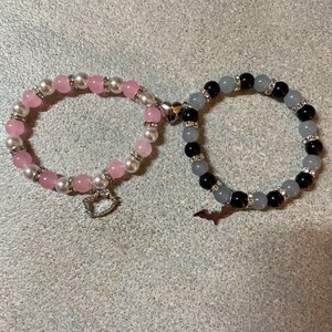 Corpse Bride Set of Two Matching Couple Bracelets, Victor and Emily ...