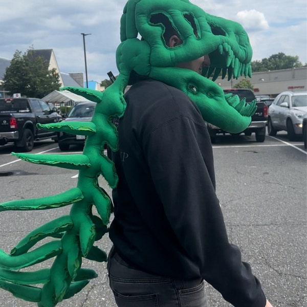 T-rex Skeleton Flax Outfit: EDM Dinosaur Rave Clothes - Etsy