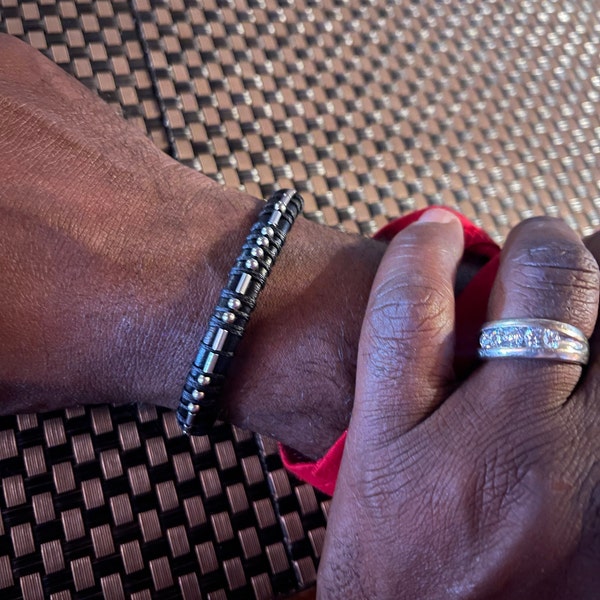 Morse Code Bracelet Memorial Gift Loss of Father Mother Dad Son Brother ...