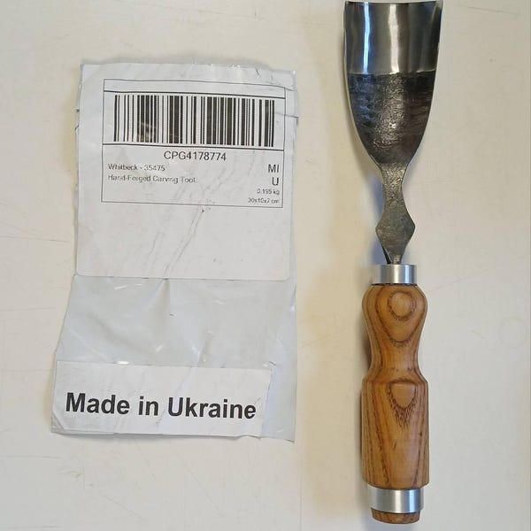 Timber Chisels - 52100 Carbon Steel Blades, Ash Wood Handles, Leather ...