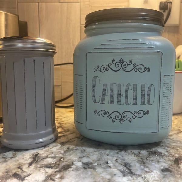 Rustic Cookie Jar, Farmhouse Cookie Jar, Gallon Glass Cookie Jar ...