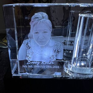 Custom Crystal Nameplate Office Plaque Personalized Name - Etsy