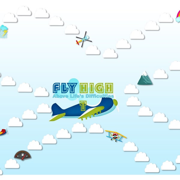 FLYING HIGH Clipart, 28 Png Clipart Files Instant Download Helicopter ...