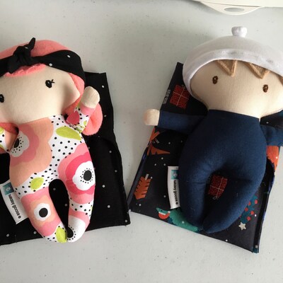 Mini Pal, Baby Doll Sewing Pattern, Pdf Sewing Pattern, Tiny Doll ...