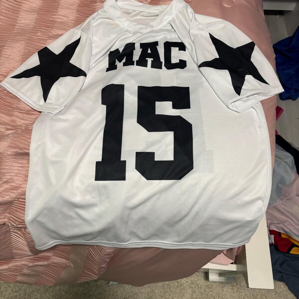 Your Custom Text Jersey, Black or White Aesthetic Fan Merch Jersey - Etsy