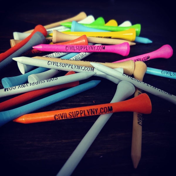 100 Personalized Golf Tee Gift Set - Great Holiday / Christmas Gift! - Etsy