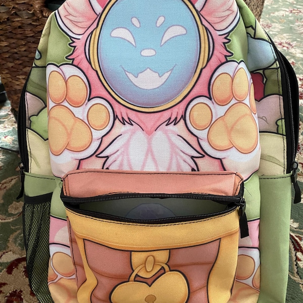 Custom Backpack Furry Fursona - Etsy